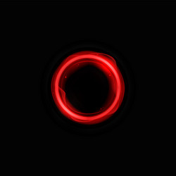 Energy circle with neon colors template round Vector Image