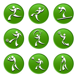 Sport symbols Royalty Free Vector Image - VectorStock