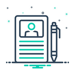 Curriculum Royalty Free Vector Image - VectorStock