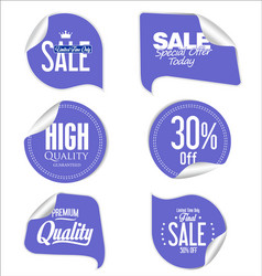 Water labels and stickers Royalty Free Vector Image