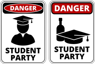 Student party Royalty Free Vector Image - VectorStock