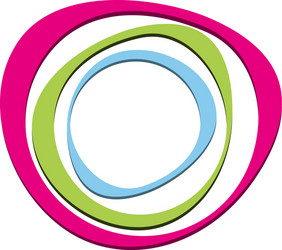 Colorful ring logo Royalty Free Vector Image - VectorStock