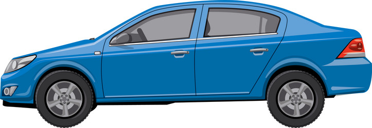 Blue Sedan Car Vector Images (over 2,300)