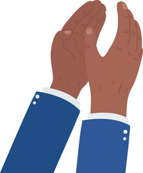 Female hands clapping Royalty Free Vector Image