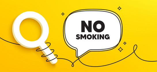 No smoking tag stop smoke sign Royalty Free Vector Image
