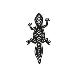 Lizard Tattoo Geometric Vector Images (73)