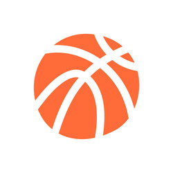 Basketball logo icon streetball Royalty Free Vector Image