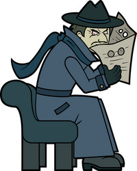 Spy hacked safe with secret military documents Vector Image