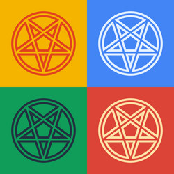 Simple Pentagram Vector Images (over 1,100)