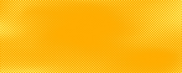 Yellow halftone background retro comic grain Vector Image