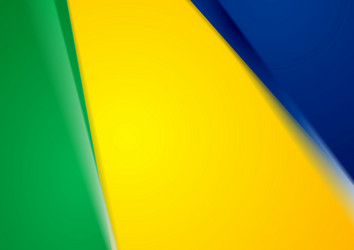 Abstract background in brazilian colors Royalty Free Vector