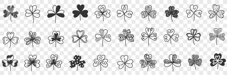Clover Doodle Vector Images (over 3,100)
