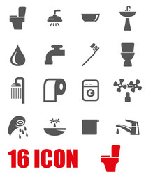 Restroom icon set washroom and bathroom symbols Vector Image