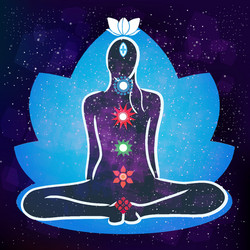 Energy scheme of human body Royalty Free Vector Image