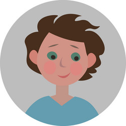 Indignant emoticon scandalized expression icon Vector Image