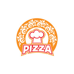 Letter p pizza logo Royalty Free Vector Image - VectorStock