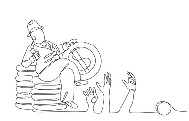 Doodle Poverty Vector Images (over 250)