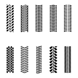 Bike tire tracks Royalty Free Vector Image - VectorStock