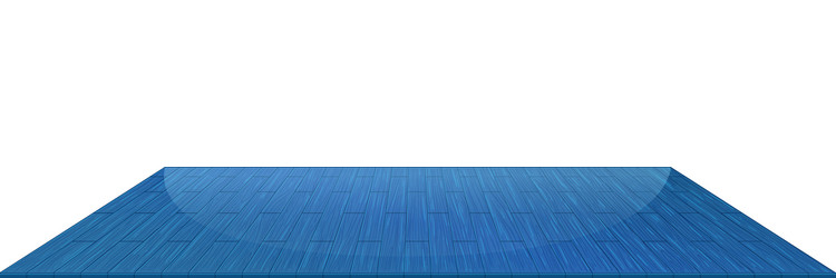 Blue wooden floor tiles isolated on white Vector Image