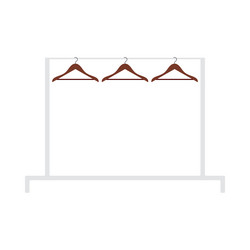 Cloth hanger icon Royalty Free Vector Image - VectorStock