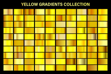 Silver and golden yellow glossy gradient gold Vector Image