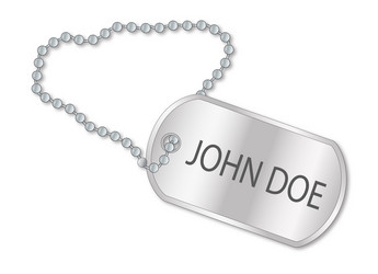 Jane doe tag Royalty Free Vector Image - VectorStock