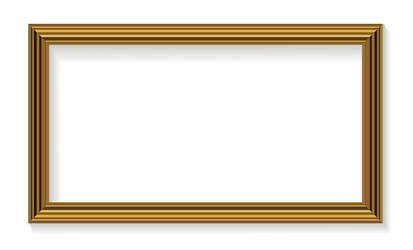 Gold vintage frame Royalty Free Vector Image - VectorStock