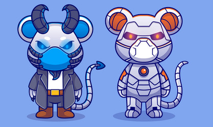 Cute Cyborg Vector Images (over 19,000)