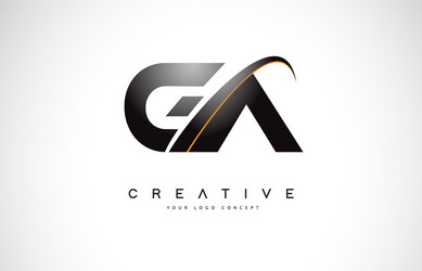 Letter z luxury swoosh corporate logo design Vector Image