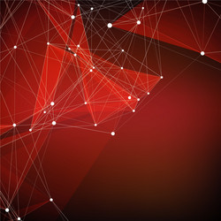 Abstract red mesh background Royalty Free Vector Image