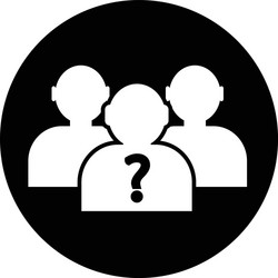 Who icon Royalty Free Vector Image - VectorStock