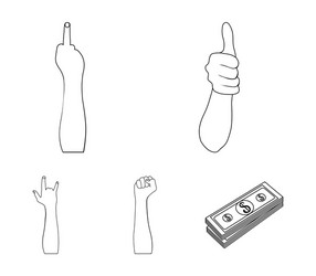 Middle Finger Outline Vector Images (over 630)
