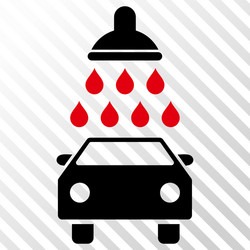 Car shower icon Royalty Free Vector Image - VectorStock