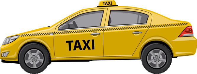Taxi sticker Royalty Free Vector Image - VectorStock