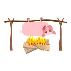Cartoon Cooking Spit