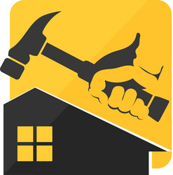 Home repair symbol Royalty Free Vector Image - VectorStock