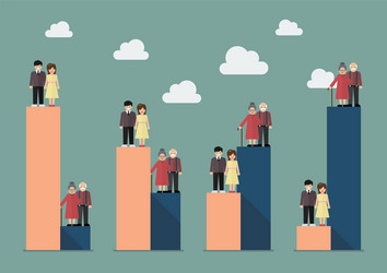 Aging Population Vector Images (over 580)