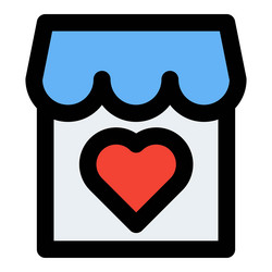 Following store feature designed for products Vector Image