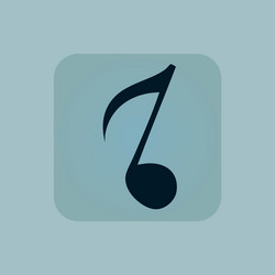 8th note picture icon Royalty Free Vector Image