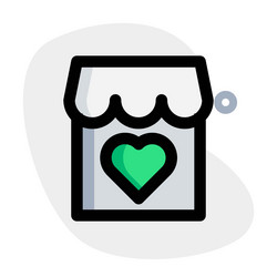 Following store feature designed for products Vector Image