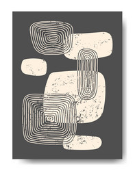 Set of cool optical pattern posters collection Vector Image