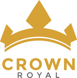 Royal crown element design template Royalty Free Vector