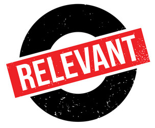 Relevant rubber stamp Royalty Free Vector Image