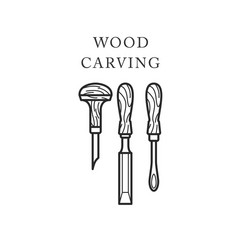 Wood Carving Logo Vector Images (over 1,200)