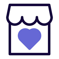 Following store feature designed for products Vector Image