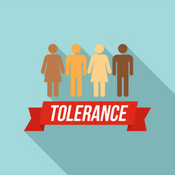 No racism and tolerance isolated icons holding Vector Image
