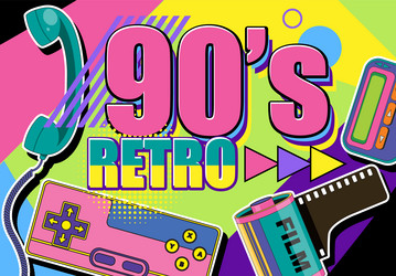 I love 90s cartoons Royalty Free Vector Image - VectorStock