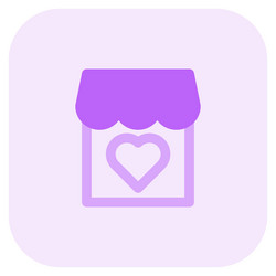 Following store feature designed for products Vector Image