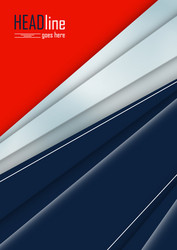 Modern cover template Royalty Free Vector Image