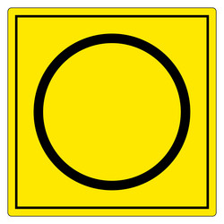 Equipotential symbol sign isolate on white Vector Image